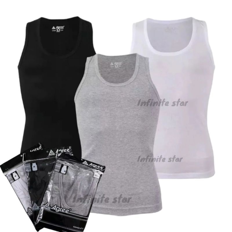 Jual KAOS DALAM PRIA DEWASA / KAOS SINGLET AGREE SPORT JUMBO WARNA ... Jual KAOS DALAM PRIA DEWASA / KAOS SINGLET AGREE SPORT JUMBO WARNA ...