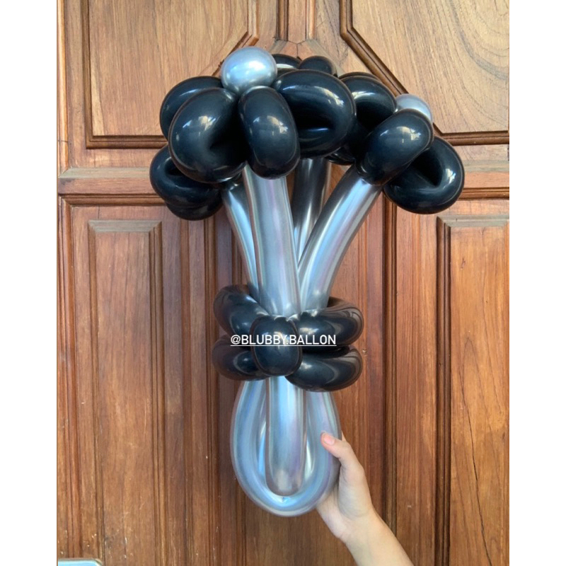 Jual BUKET BUNGA BALON TANGKAI PENDEK / buket balon malang | Shopee ...