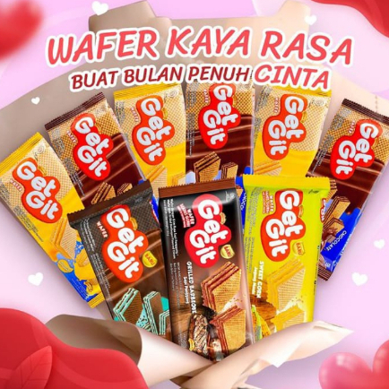 Jual Wafer Get Git / Wafer Choco Mania / Biskuit Choco Lito / Varian ...