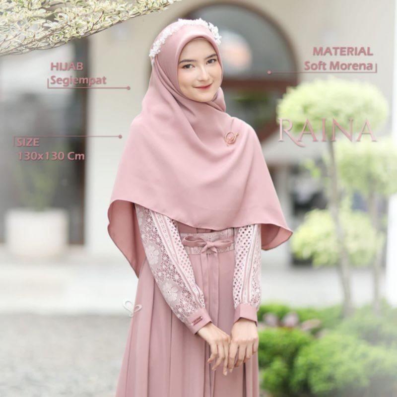 Jual RAINA DRESS by SALVINA HIJAB READY STOK | Shopee Indonesia