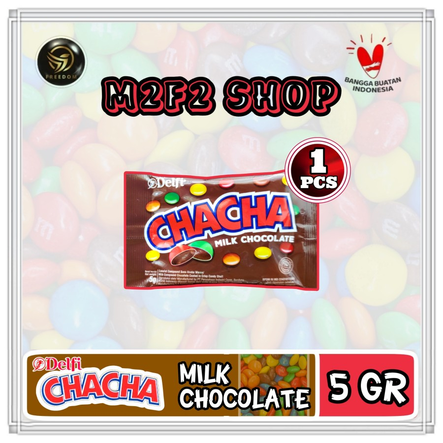 Jual ChaCha Delfi Milk Chocolate Sachet | Cokelat - 5 gr (Kemasan ...