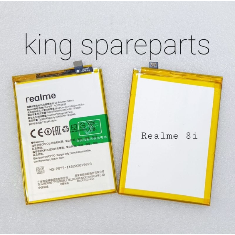 Jual BATERAI BATRE BATTERY REALME 8I BLP877 ORI99 | Shopee Indonesia
