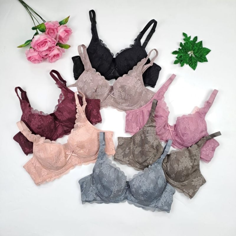 Jual KALLY- BRA BH RENDA/BROKAT BUSA TIPIS- Cup Full- B020-025 | Shopee ...