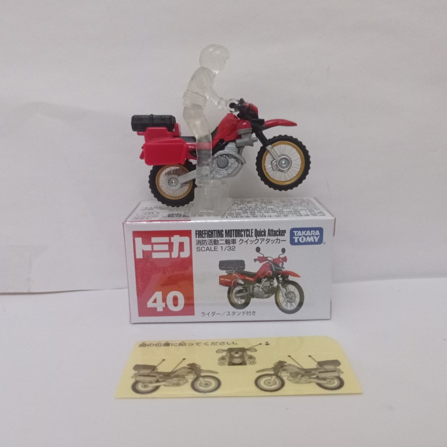 Jual Tomica reguler 40 Fire Fighting Motorcycle Quick Attacker ori ...