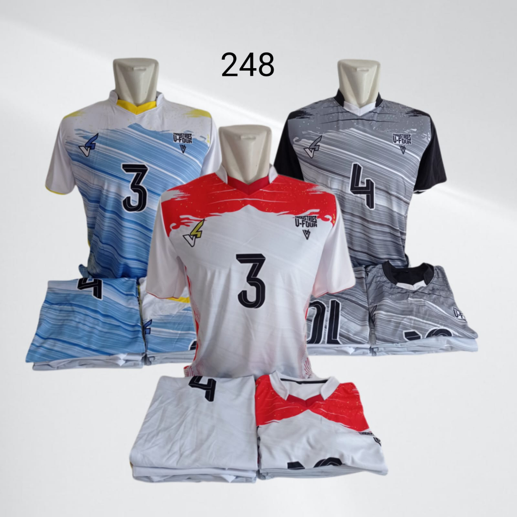 Jual KAOS OLAHRAGA VOLLY PRINTING DEWASA KAOS TIM ISI 6/12 PCS kode ...