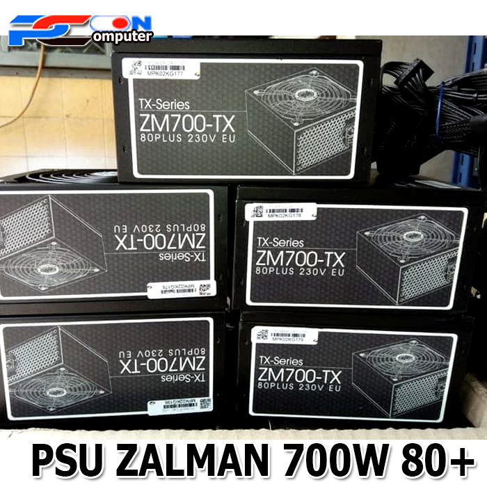 Jual PSU ZALMAN 700 watt 80+ / Power Supply GAMING ZALMAN 700WATT ...