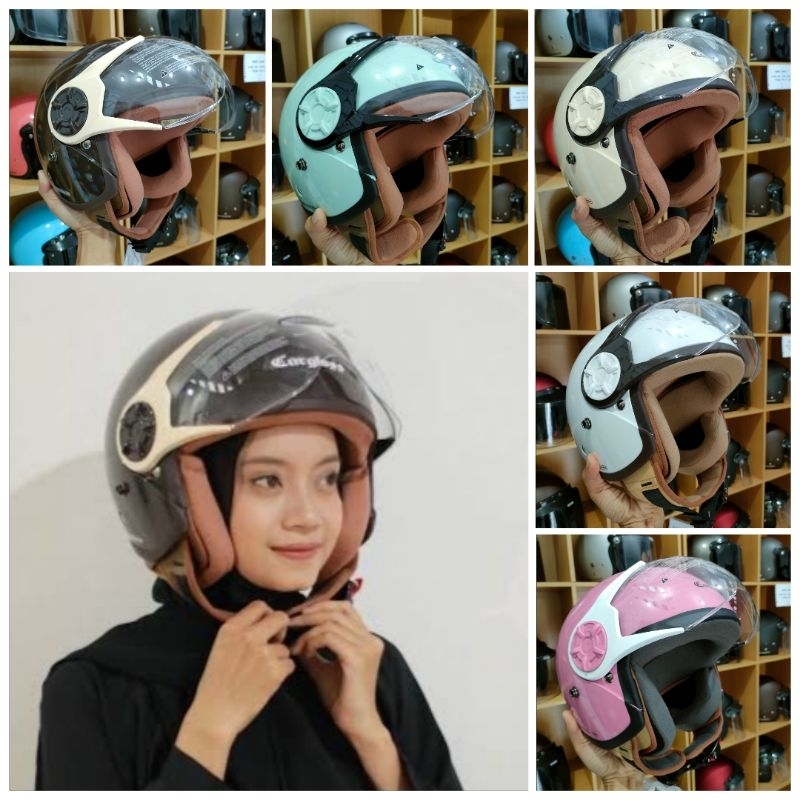 Jual [BISA COD] [CUMA 1KG] HELM CARGLOSS HIJAB WANITA / CEWEK ORIGINAL ...