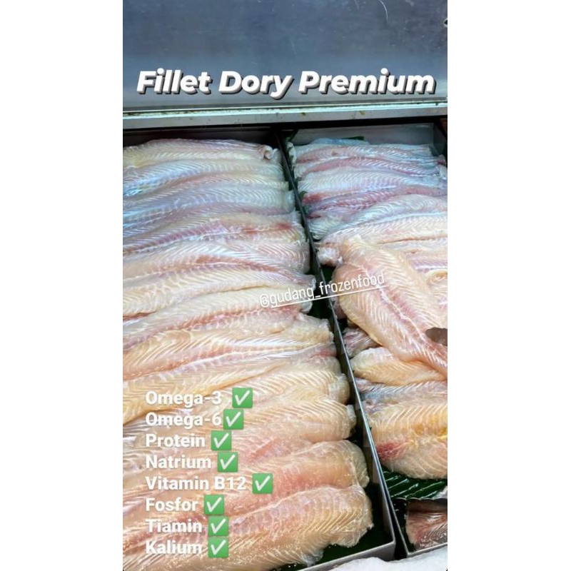 Jual Fillet Daging Ikan Dori Premium Super Quality (1 pack isi 3-4 pcs ...