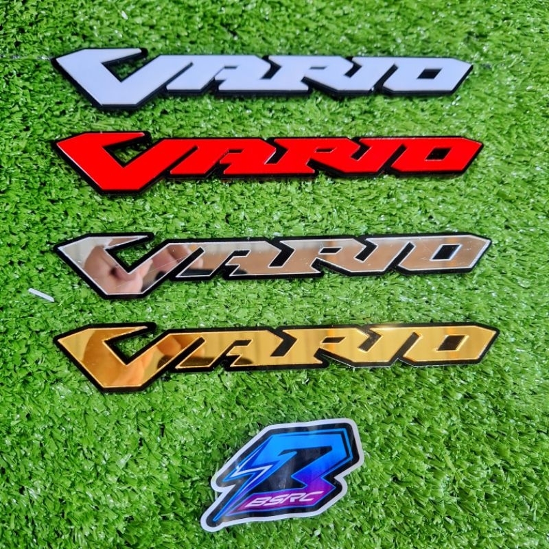 Jual logo vario 3D timbul / emblem vario sepasang | Shopee Indonesia