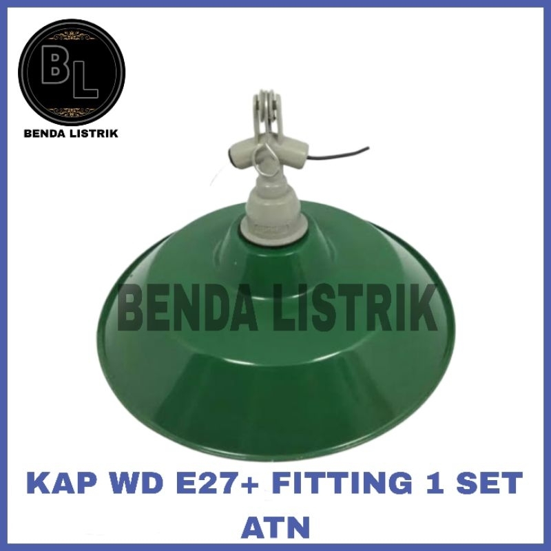 Jual Kap Lampu Gantung hijau 1 set - Kap WD Hijau Gantung E27 - Fitting Gantung Besi | Shopee ...