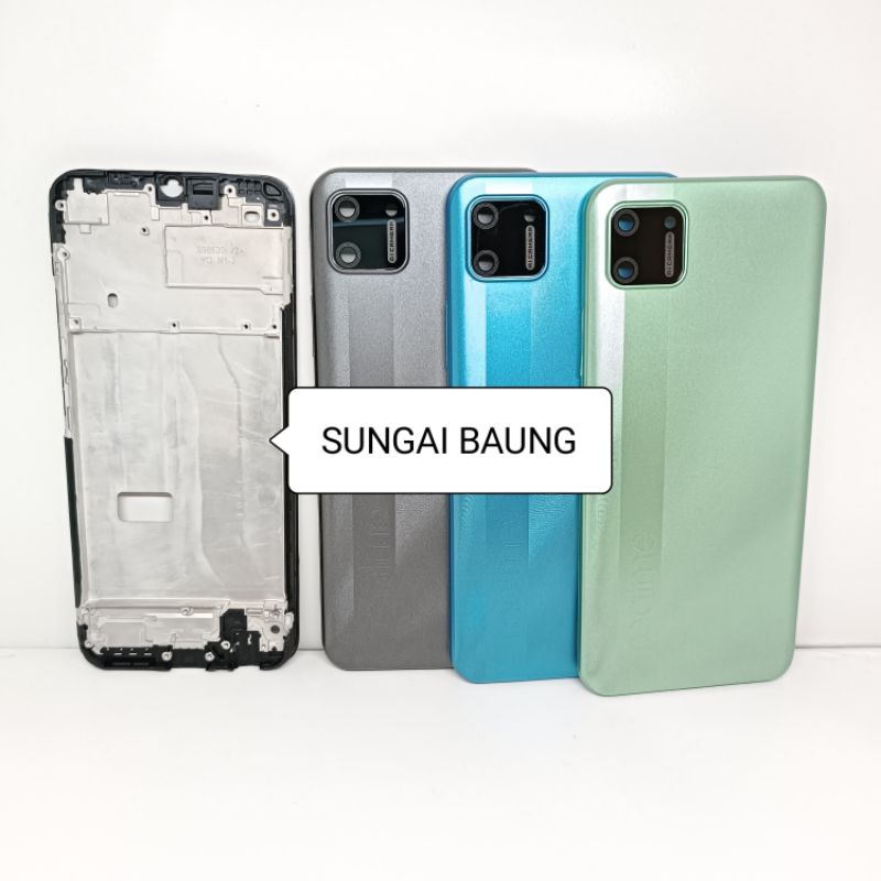 Jual kesing housing casing full set realme c11 2020 frame + backdoor | Shopee Indonesia