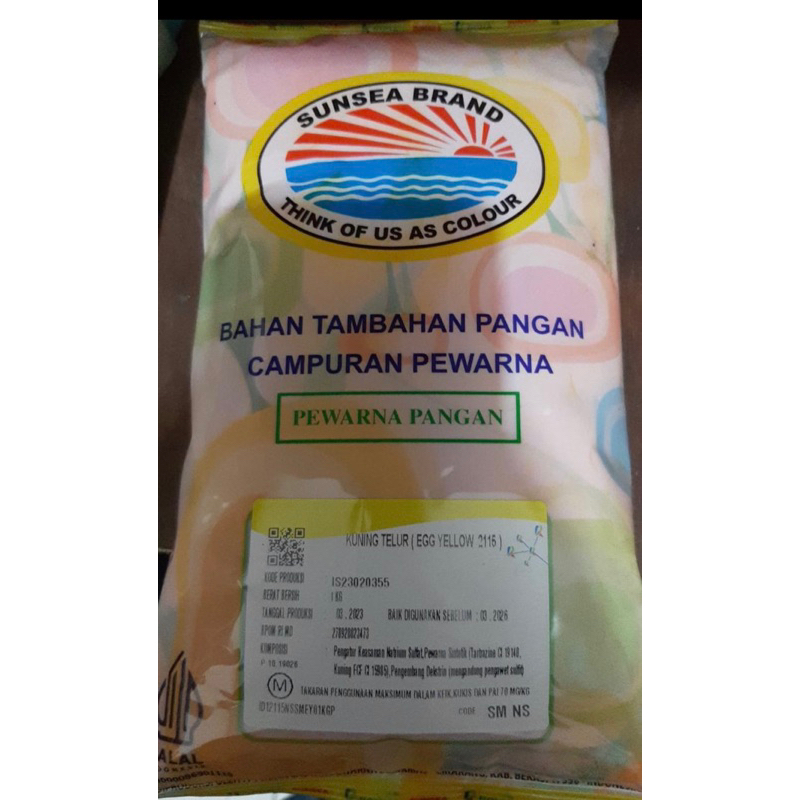 Jual pewarna sabun / pewarna makanan kuning ( yellow egg) 1kg | Shopee ...