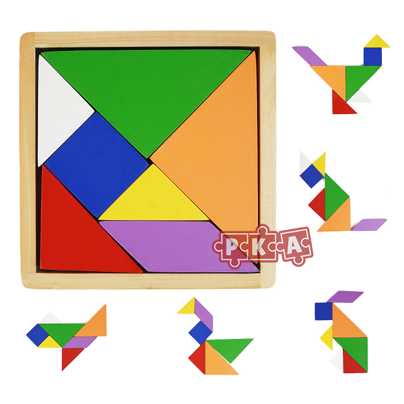 Jual Mainan Kayu Edukasi Anak City Block Tangram Puzzle Game Balok ...