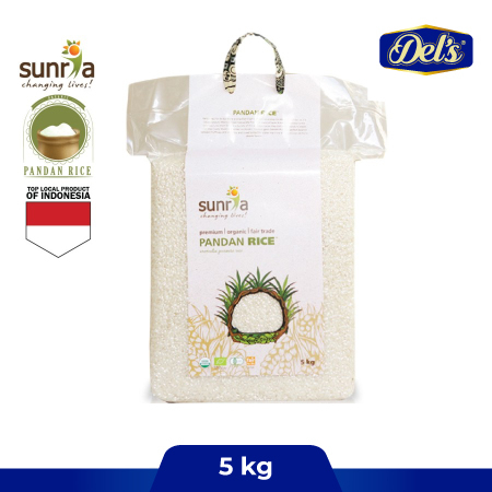 Jual Beras Pandan Organik Sunria 5 kg - Organic Pandan Rice Sunria ...