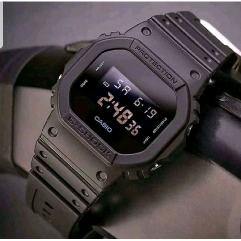 Jual JAM TANGAN PRIA G-SOCK CASIO DW 5600 GS CASIO SEGI WARNA HITAM ...