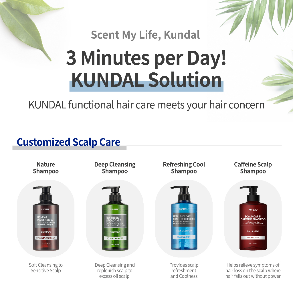 Jual KUNDAL Scalp Care and Caffeine Shampoo White Musk 500ml | Shopee ...