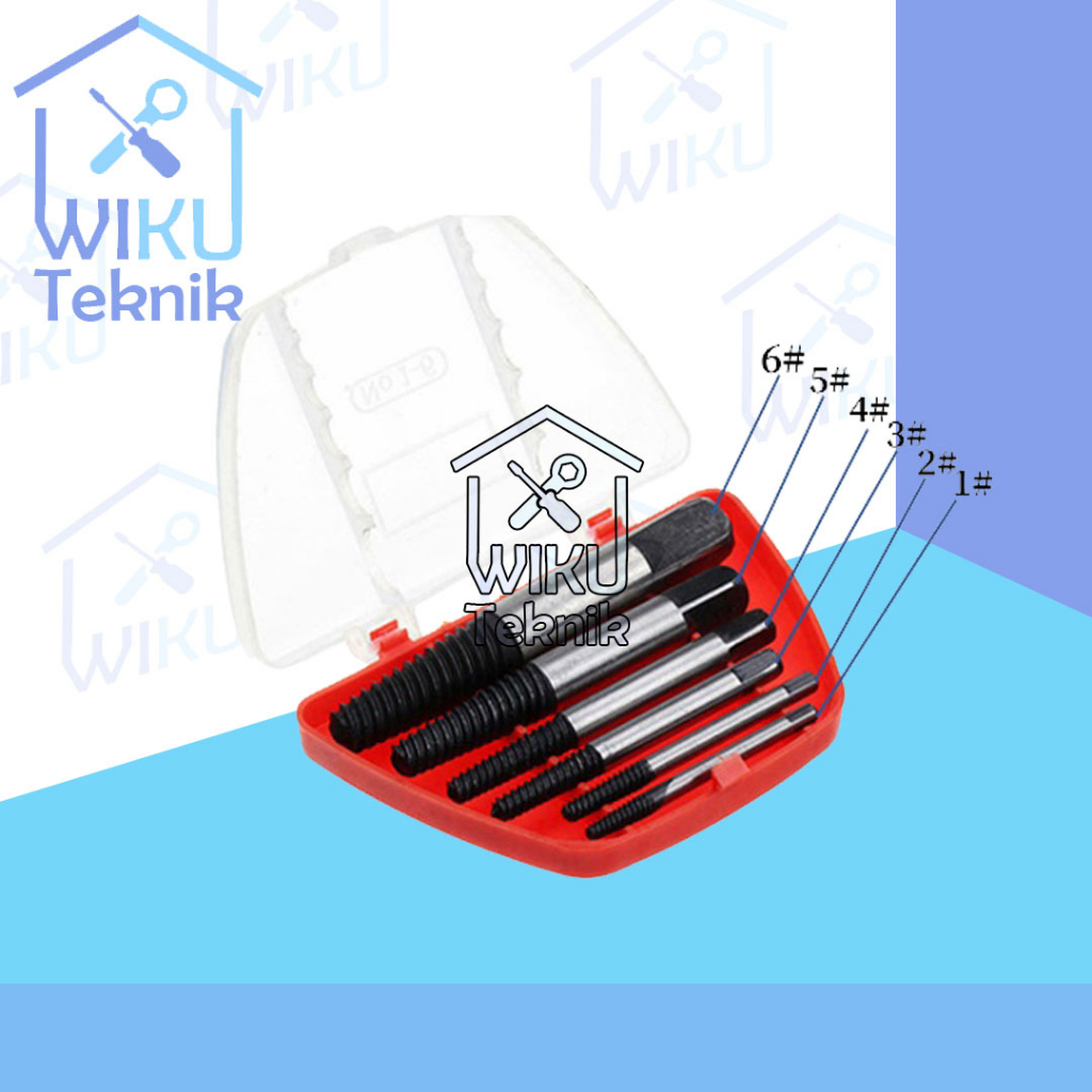 Jual WiKu Mata Tap Balik Baut Pipa Patah Besar Set 6 pcs M3 - M25 Pipe ...