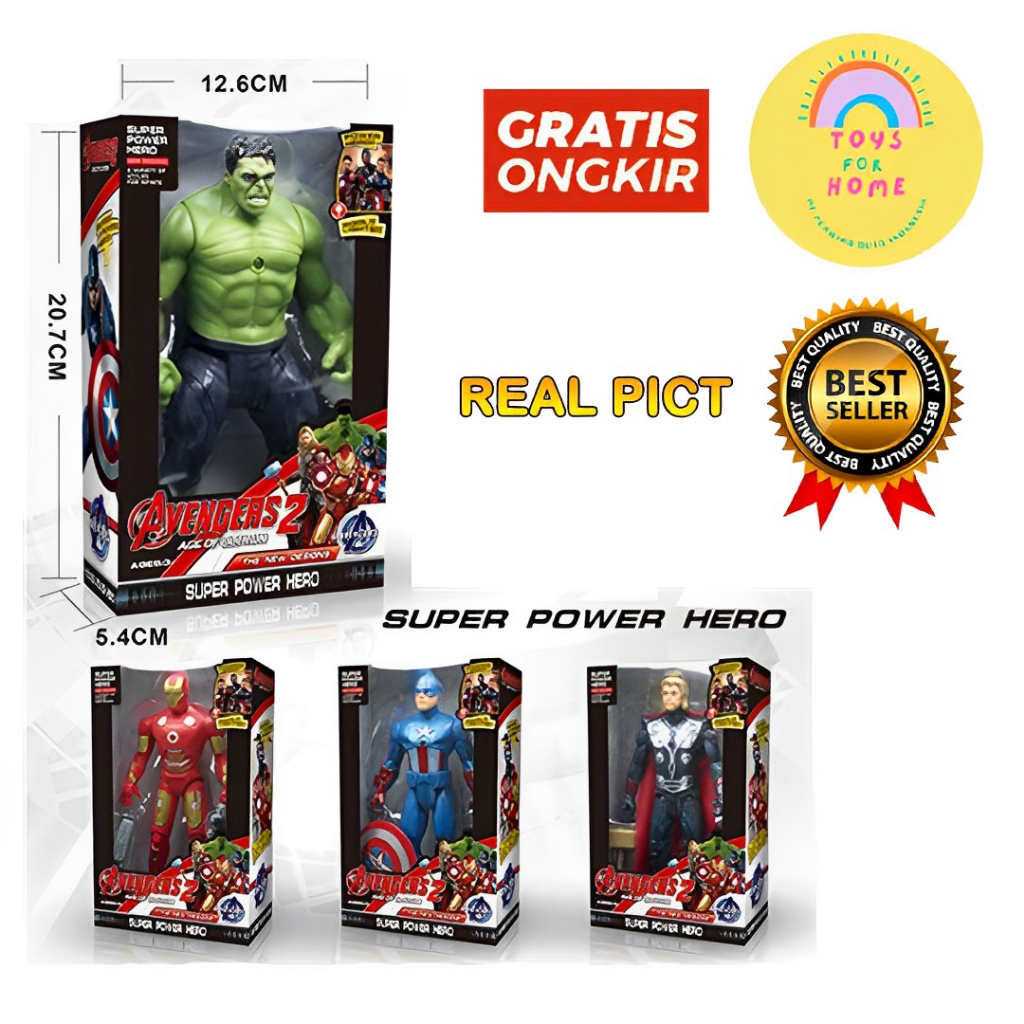 Jual Mainan Robot Avenger 4 Figure Karakter End Game TOYSFORHOME ...
