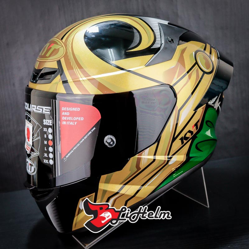 Jual KYT HELM TT COURSE MARVEL LOKI | TTCOURSE FULL FACE | Shopee Indonesia