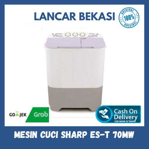 Jual Mesin Cuci 2 Tabung SHARP ES-T 70MW (6,5kg) - GARANSI RESMI ...