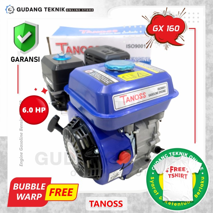 Jual Engine Penggerak Serbaguna 5.5 HP GX160 6.5 HP GX200 TANOSS ...
