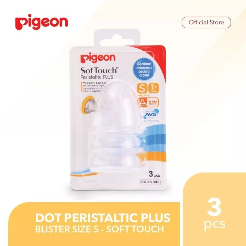 Jual pigeon softouch peristaltic plus wide dot pigeon wide soft | Shopee Indonesia