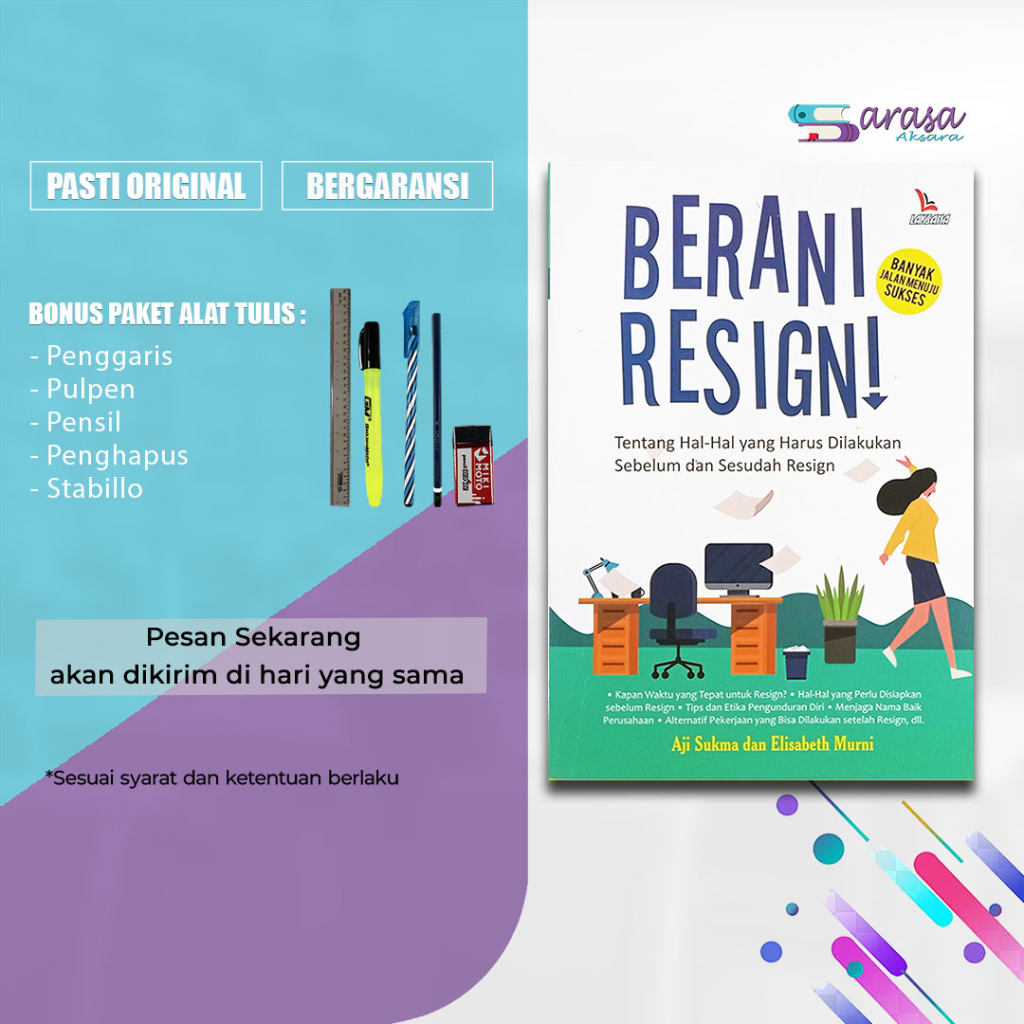 Jual Buku Berani Resign Tentang Hal Hal yang Harus Dilakukan Sebelum ...
