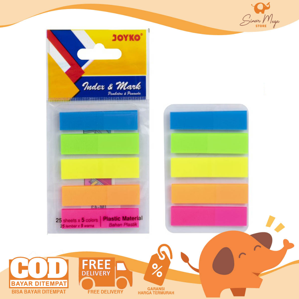 Jual Joyko Pembatas Penanda Index & Mark IM 43 / Bookmark Penanda Bahan ...