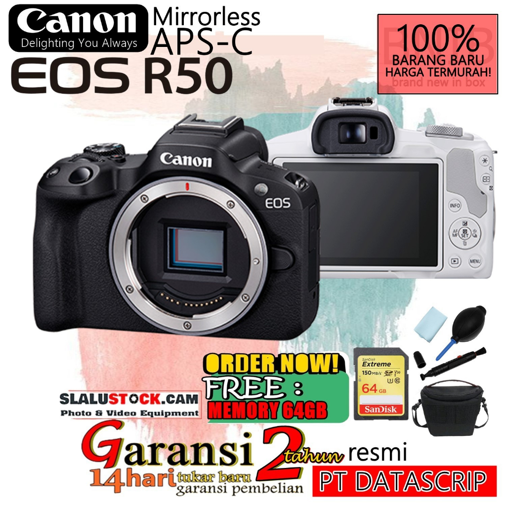 Jual Canon EOS R50 Body Only mirrorless canon R50 Garansi Resmi | Shopee Indonesia