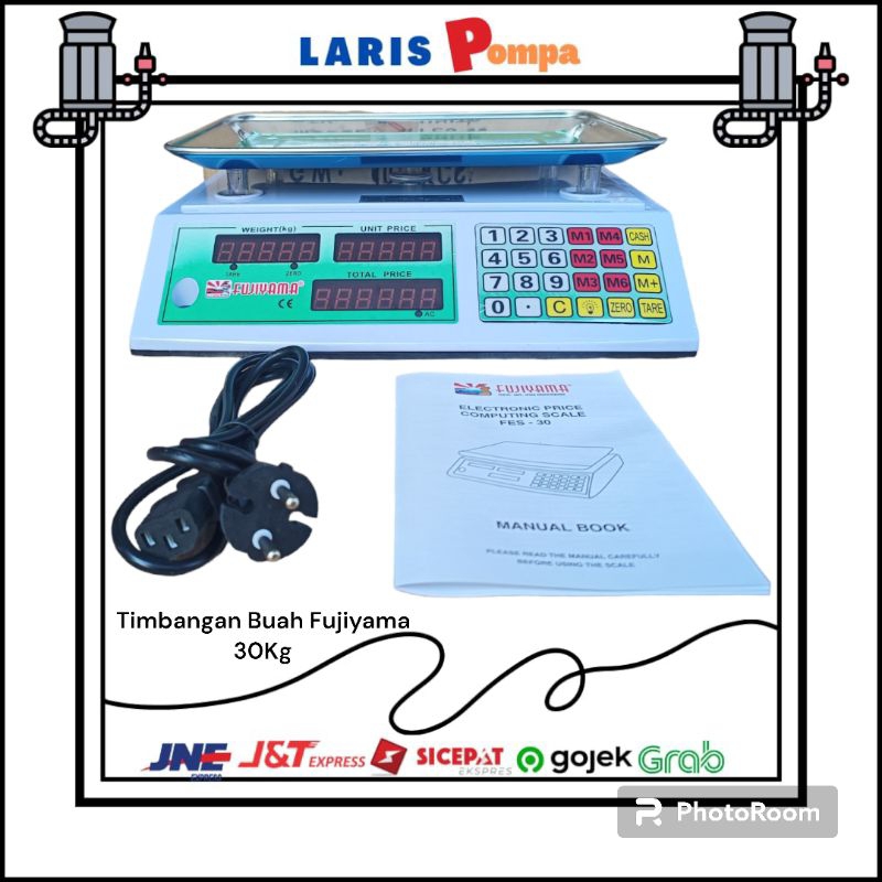 Jual Timbangan Buah Fujiyama FES-30 / Timbangan Duduk Digital Fujiyama 30Kg | Shopee Indonesia