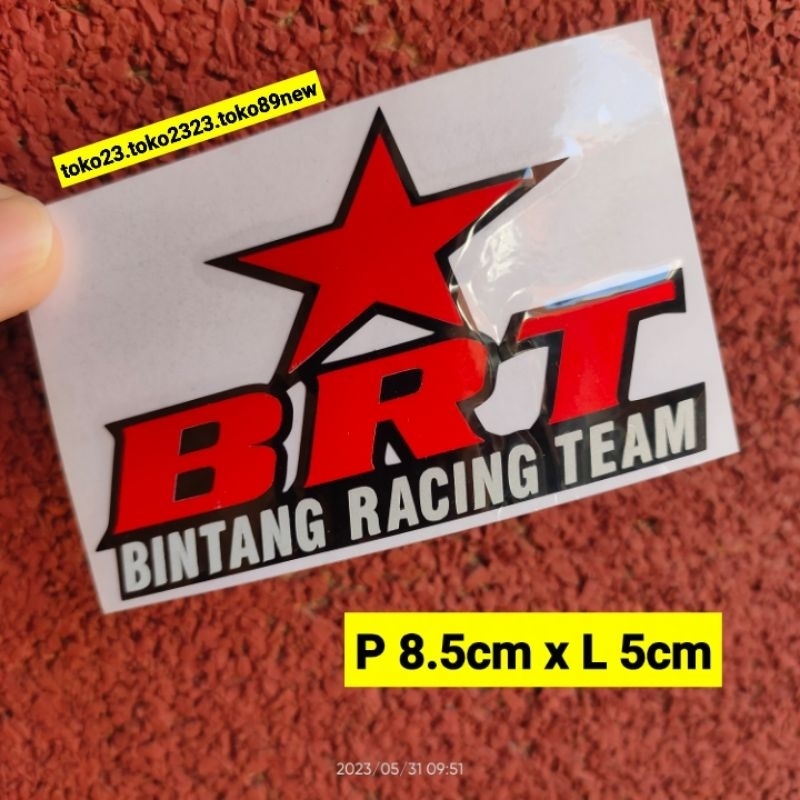 Jual stiker cutting motor stiker brt racing gambar bintang | Shopee ...