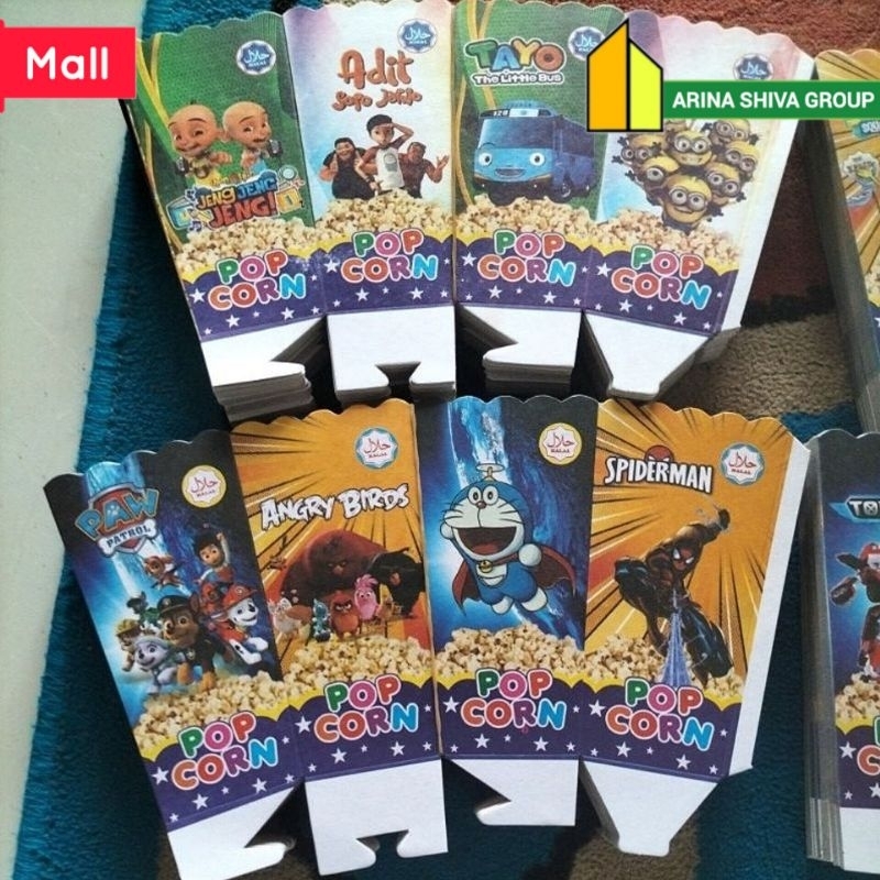 Jual 100 LEMBAR KERTAS POPCORN 12 × 6 PAPER CRAFT POPCORN BERKUALITAS ...