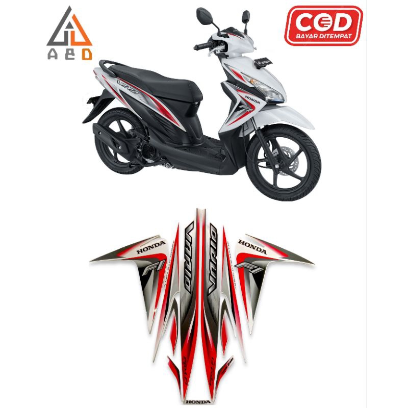 Jual Stiker Striping Lis Les Polet Motor Honda Vario 110 2014 2015 ...