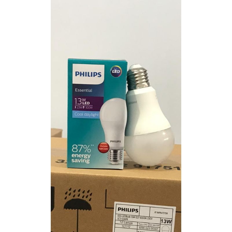 Jual LAMPU LED PHILIPS ESSENTIAL 9W 11W 13W 15W PUTIH | Shopee Indonesia