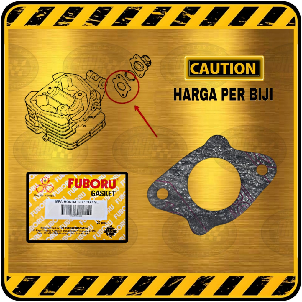 Jual GASKET PACK PACKING INTAKE MANIPOL MANIPUL KARBURATOR TIGER DAN PE ...