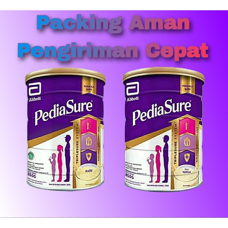 Jual Pediasure Triplesure Susu Pertumbuhan Anak Usia 1-10 Tahun Rasa Vanila Madu 850 Gr | Shopee ...