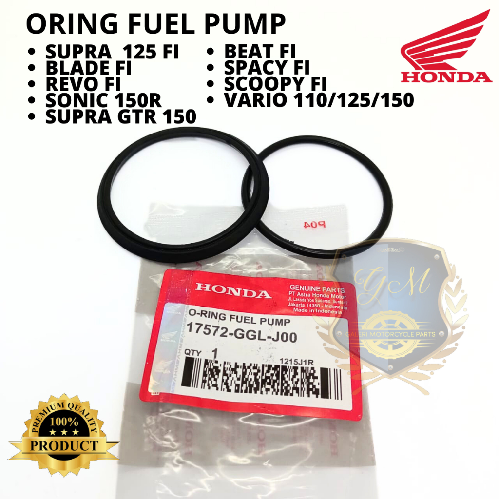 Jual ORIGINAL SEAL KARET ORING FUEL PUMP HONDA BEAT SPACY SCOOPY FI ...