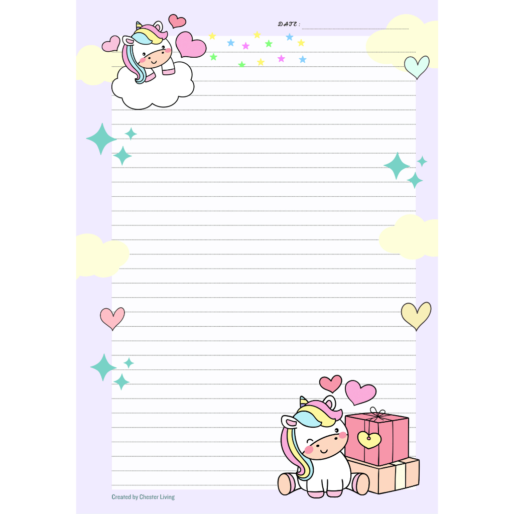 Jual UNICORN (little Pony) - Loose leaf Isi Kertas File binder A5/B5 ...