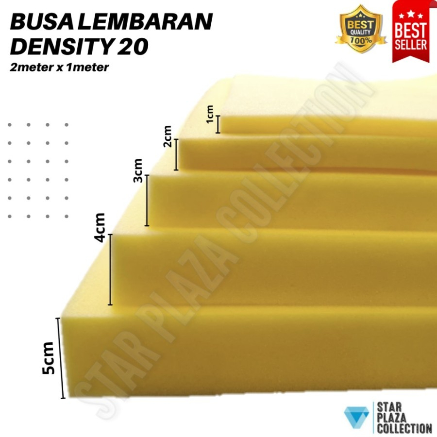 Jual Busa Lembaran Royal Kuning Yellow-3 - Density 20 (Sofa, Jok, Kursi ...
