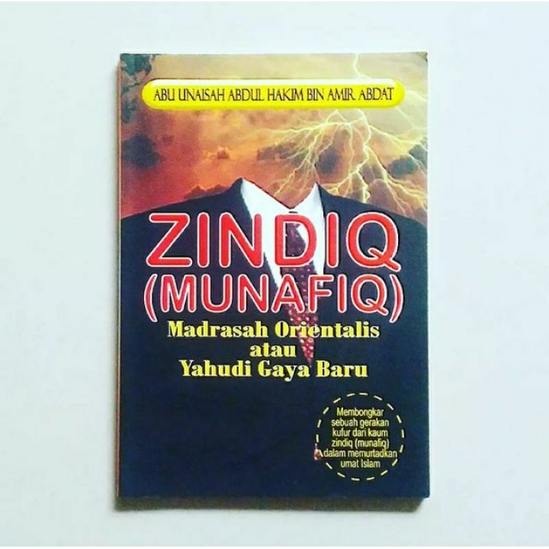 Jual ZINDIQ (MUNAFIQ) Madrasah Orientalis atau Yahudi Gaya Baru ...