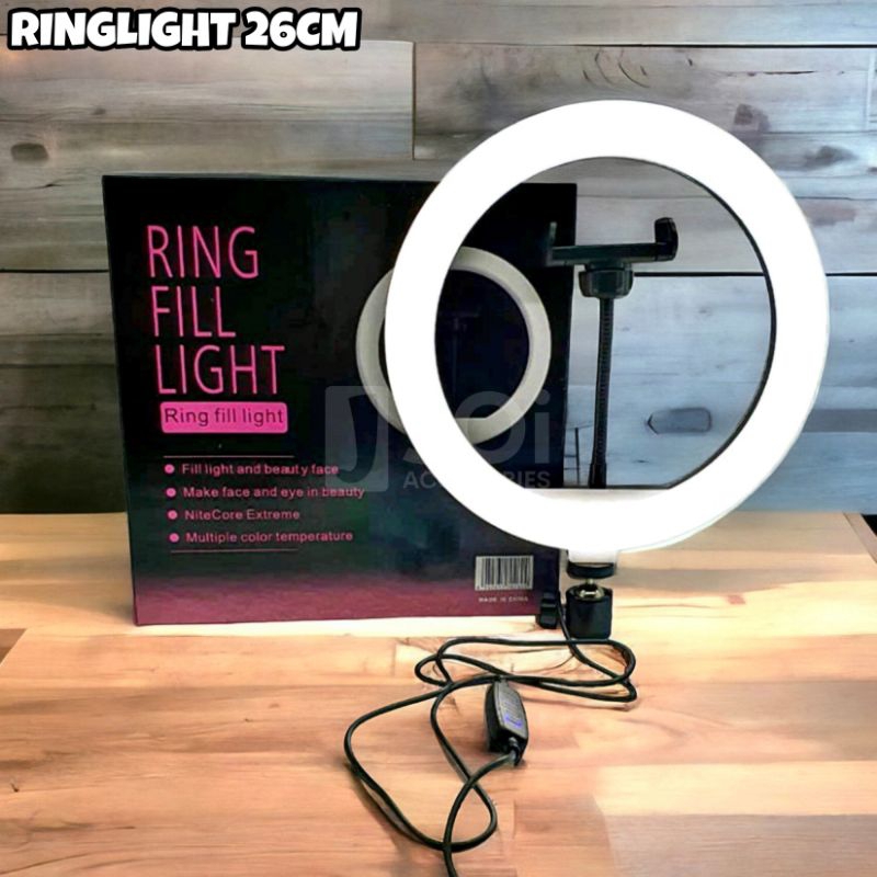 Jual Ringlight Ring Light 26cm 33cm RGB26cm | Shopee Indonesia