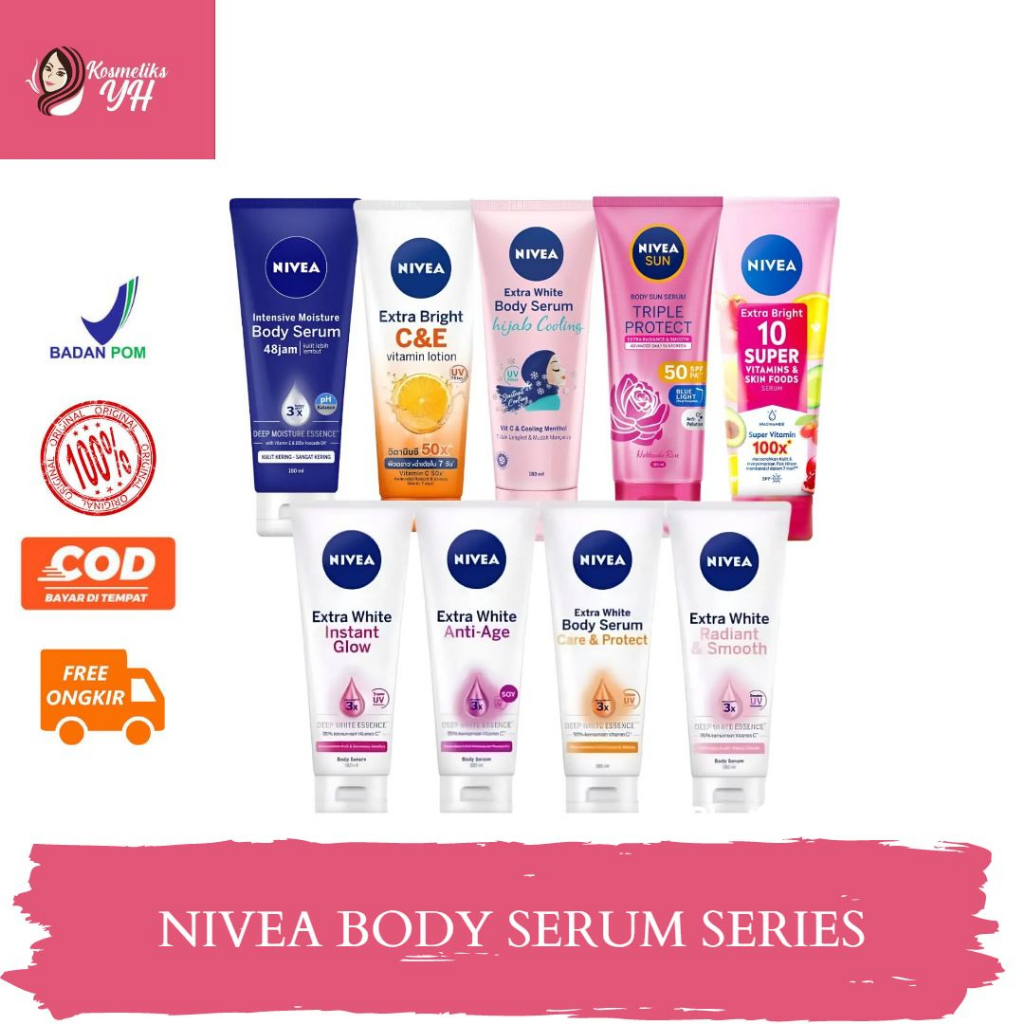 Jual NIVEA BODY SERUM CARE & PROTECT HANDBODY NIVEA BODY SERUM EXTRA ...