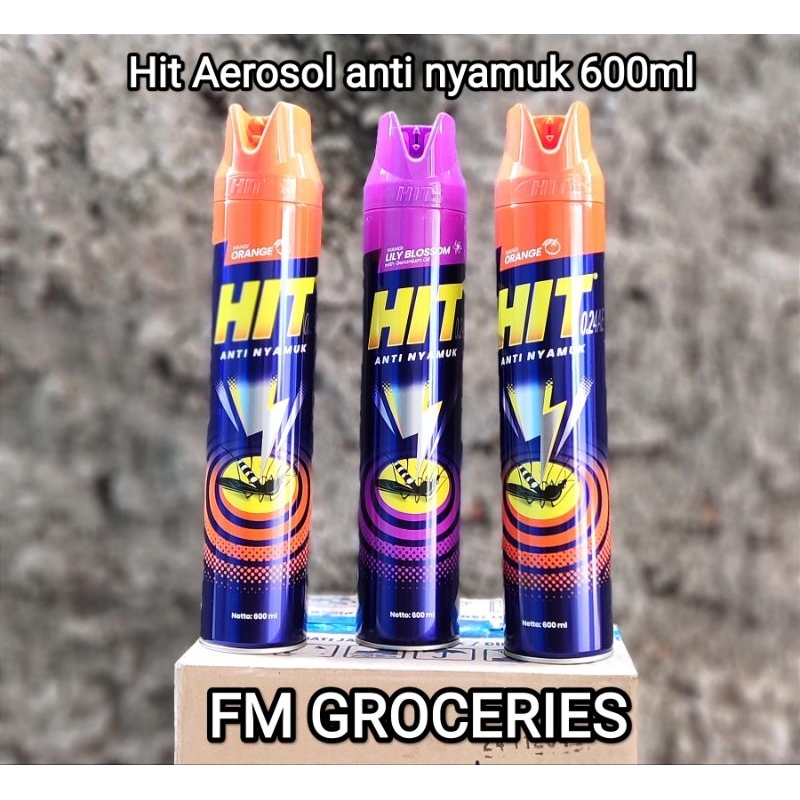 Jual Hit obat nyamuk semprot 600ml | Shopee Indonesia