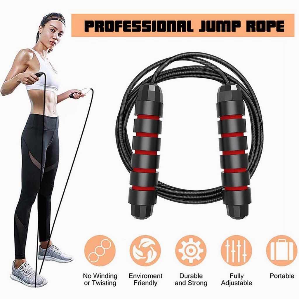 Jual Tali Skiping/Alat Lompat Tali/Jump Rope Skiping/Workout Lompat ...
