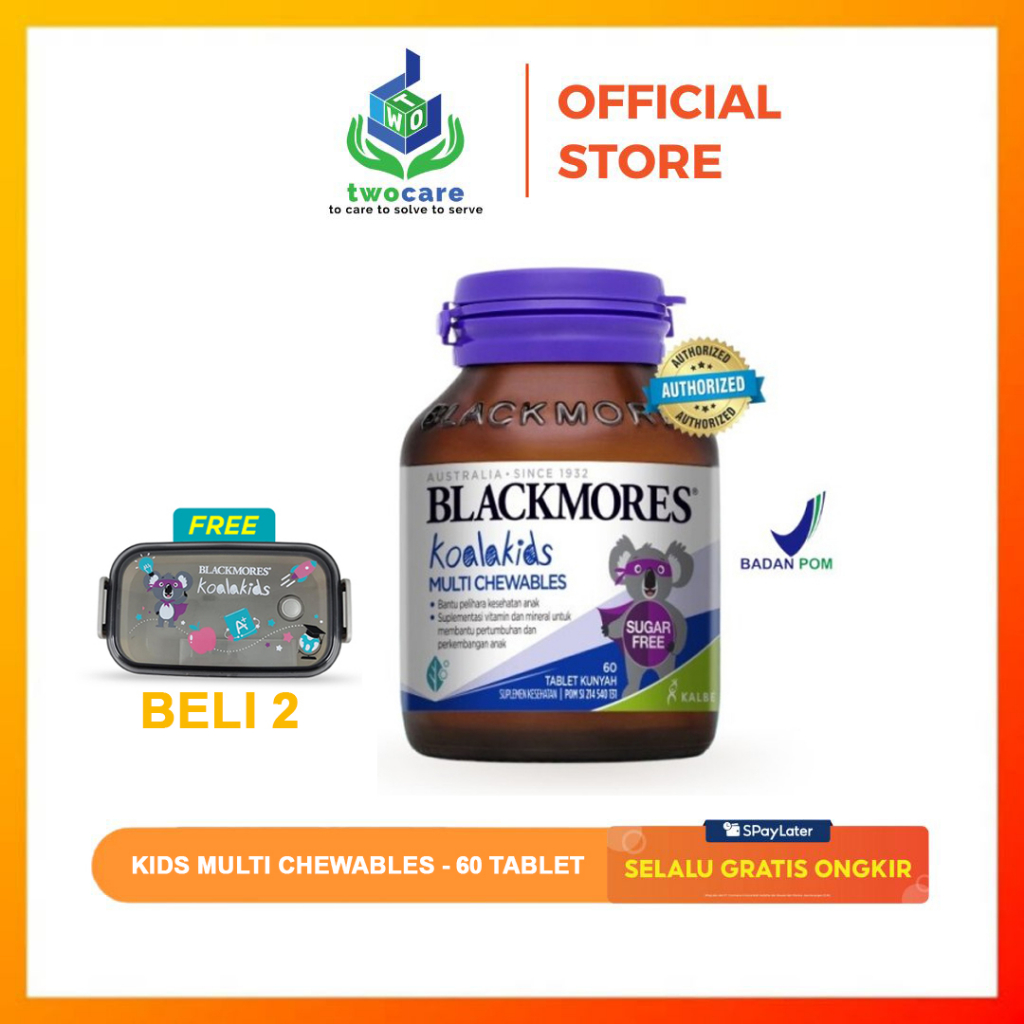 Jual Blackmores KoalaKids Multichewables SuperKids Multi Chewables ...