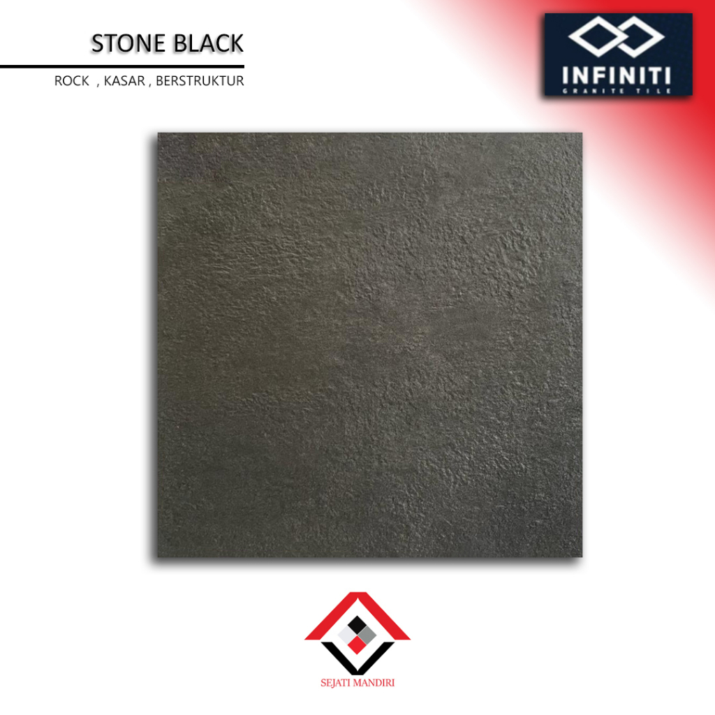 Jual granit 60x60 - motif batu alam - infinity stone black | Shopee ...
