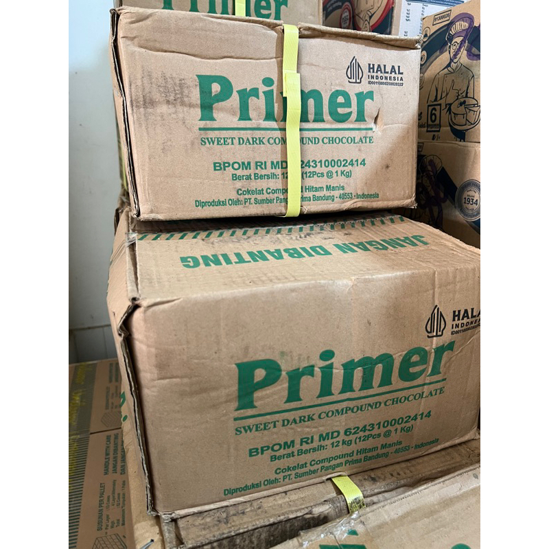Jual Primer Sweet Dark Compound Chocolate 1000gr x 12 (1 dus) | Shopee ...