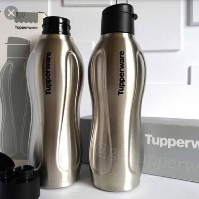 Jual Tupperware eco bottle stainless botol minum termos air | Shopee ...