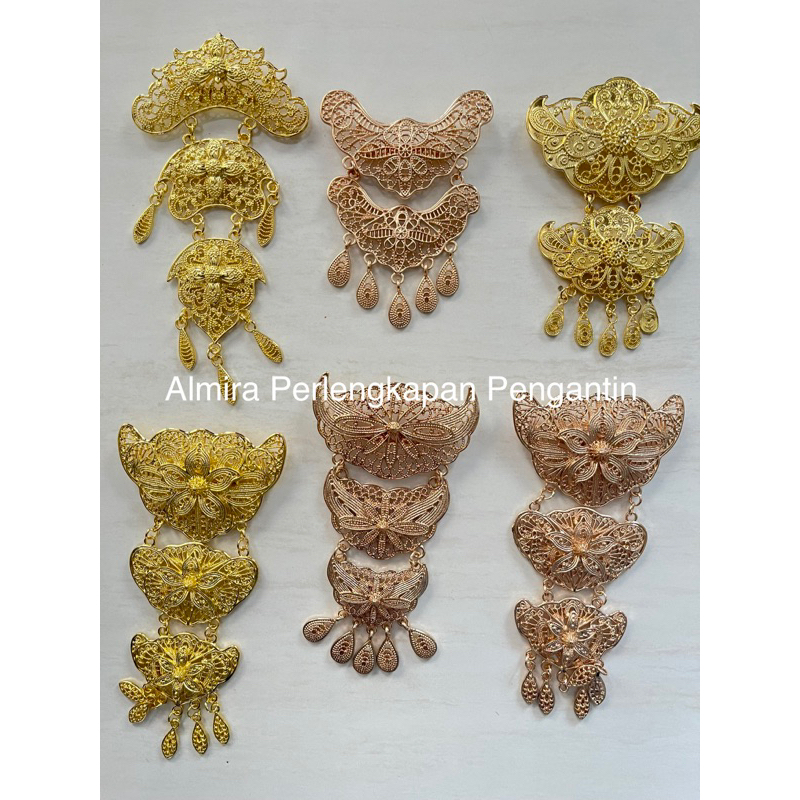 Jual bros kebaya / bros susun 2 dan 3 / bros klasik / bros bali ...