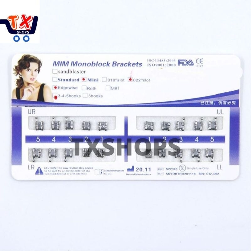 Jual BRACKET BEHEL AMPLOP / MINI EDGEWISE Roth Hook 3 345 No Hook ...